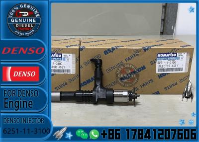 China JUYULONG Fuel Injector 6251-11-3100 095000-6070 for PC400-8 PC450-8 Excavator SAA6D125 Engine Construction Machinery Parts for sale