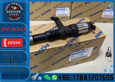 China Common Rail Injector 095000-6640 6251-11-3200 6251-11-3201 for KOMATSU SAA6D125E-5C/5D Engine for sale