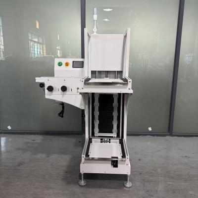 China Automatic SMT L-type PCB Unloader featuring Down Loader and Magazine Collector for streamlined production line operations for sale