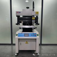 China Semi-Automatic Solder Paste Printer PLC Touch Screen 0.01mm High Precision PCB SMT Assembly Line Equipment for sale