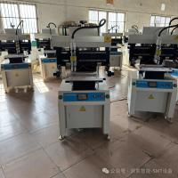 China Semi-Automatic Solder Paste Printer PLC Touch Screen 0.01mm High Precision PCB SMT Assembly Line Equipment for sale