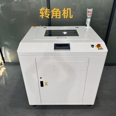 China SMT 90° PCB Conveyor with Dual-Track Synchronous Transmission and Touch Screen PLC Control for sale