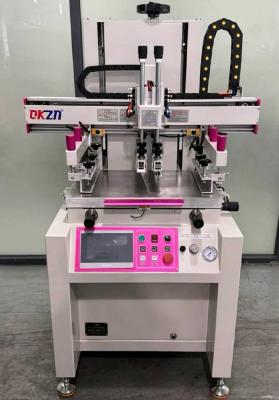 China 50*70 High-Precision Flatbed Screen Printing Machine with ±0.01mm Accuracy and 500×700mm Table for SMT Ink Printing for sale