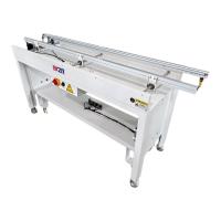 China SMT Single-Rail Pcb Inspection Conveyor With Adjustable 50-350mm PCB Width And 900±50mm Transmission Height Featuring 4mm Widened Belt Pulley for sale