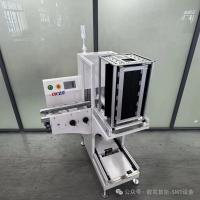 China SMT L Type PCB Unloading Machine With PLC Programmable Control, L-shaped Corner Layout, And Quick Frame Change Design for sale