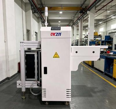 China OK-AU-460 Extra Large 460mm PCB Width SMT PCB Unloader Machine With Bidirectional Switchable Conveying And 20-Second Rapid Frame Change for sale