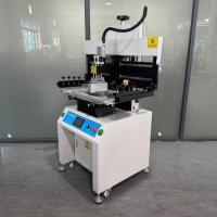 China Semi-automatic SMT Solder Paste Printer with ±0.01mm Printing Accuracy, 700×320mm Printing Table, and PLC Control System for sale