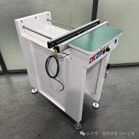 China SMT PCB Belt Conveyor Loader Machine ESD Flat Belt Transfer System Adjustable Speed Drive Production Line for sale