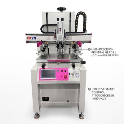 China 40*60 Precision Screen Printing Machine with ±0.01mm Printing Accuracy and 600×400mm Worktable Size for SMT Ink Flatbed Printing for sale
