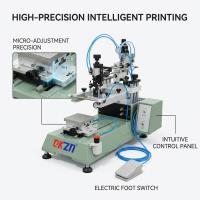 China The small pneumatic screen printing machine comes pre-assembled and tested, ready to use right out of the box, and is easy to operate, allowing beginners to quickly get started. for sale