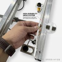 China SMT Transfer PCB Conveyor with 6mm Synchronous Pulley Belt, Adjustable PCB Conveyor and 10KG Rated Load for SMT Equipment for sale