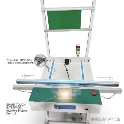 China Single-Rail SMT PCB Conveyor With Auto Width Adjustment And Customizable Sizes For Stable Deviation-Free Conveying for sale