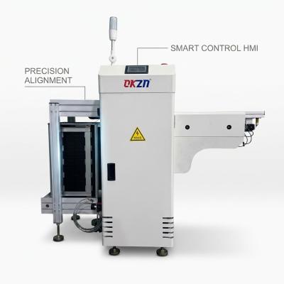 China OK-AU-390 Large-Size SMT PCB Unloading Machine with 50-390mm PCB Width Bidirectional Switchable and 20-Second Magazine Change for sale
