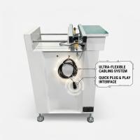 China SMT Monorail PCB Handling Conveyor With One-key Bidirectional Switching Ball Screw Manual Adjustment And Anti-static Belt For PCB Assembly Line for sale