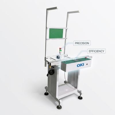 China SMT Monorail PCB Conveyor With Automatic Width Adjustment And 4mm Pulley Drive For Adjustable Conveying Height for sale