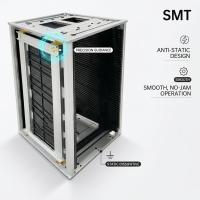 China SMT Anti-static PCB Turnover Frame With Adjustable Structure And Precision Slot Design For Safe Circuit Board Storage for sale