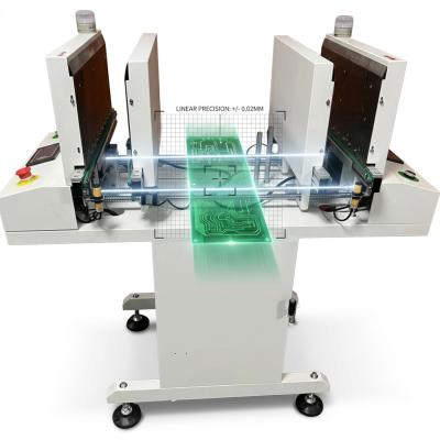 China Dual-track stacking PCB take-up machine, fully automatic SMT PCB take-up machine for sale