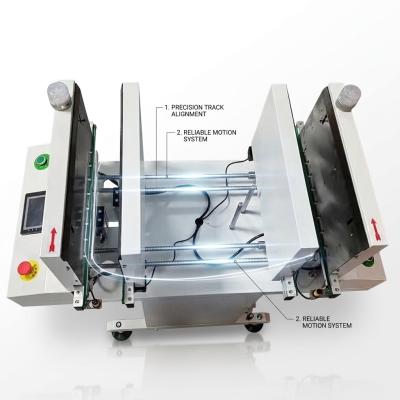 China Fully Automatic Dual-Track PCB Stacking and Loading Machine with PLC Intelligent Control and Bidirectional Switchable Conveying for sale