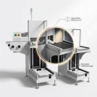 China Automatic SMT L-type PCB Unloader featuring Down Loader and Magazine Collector for streamlined production line operations for sale