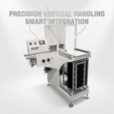 China OK-LX-250S L-type PCB Unloader Machine With 50-250mm PCB Width Dual-Frame Alternating And SMEMA Interface for sale
