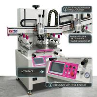 China 600×800mm Large Format Flatbed Screen Printing Machine with ±0.05mm Accuracy and 900 Prints/Hour Speed for sale