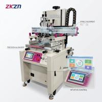 China 40*60 Monochrome Flatbed Screen Printing Machine with ±0.01mm Precision, 600×400mm Workbench, and Servo-Driven Touch Screen for sale
