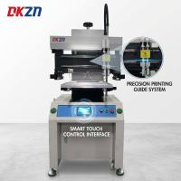 China Semi-Automatic Solder Paste Printer PLC Touch Screen 0.01mm High Precision PCB SMT Assembly Line Equipment for sale