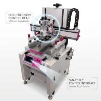 China 40*60 Monochrome Flatbed Screen Printing Machine with ±0.01mm Precision, 600×400mm Workbench, and Servo-Driven Touch Screen for sale