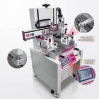 China 40*60 Monochrome Flatbed Screen Printing Machine with ±0.01mm Precision, 600×400mm Workbench, and Servo-Driven Touch Screen for sale