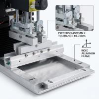 China Fully Automatic Solder Paste Printer Flatbed Printing Uniform Results Plastic Silicone Metal Applications for sale