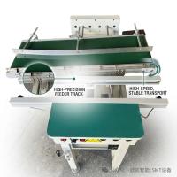 China Double-track Mesh Belt Connecting Platform, Width Adjustment 50-350mm Pcb Belt Conveyor for sale
