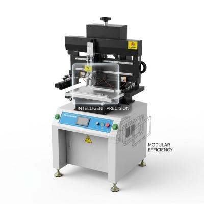 China Semi-Automatic Solder Paste Printer PLC Touch Screen 0.01mm High Precision PCB SMT Assembly Line Equipment for sale