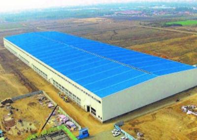 China Light Weight Glass Wool Insulated Prefab Steel Structure Workshop for sale