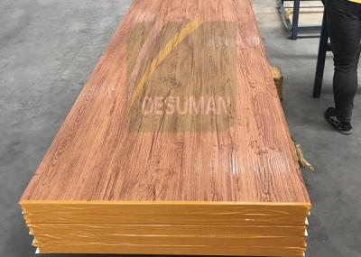 China 3D Wooden Color Insulated Wall EPS Sandwich Panel for sale