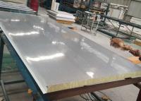 China Warehouse Rockwool Stainless Steel Insulation Sandwich Panel for sale