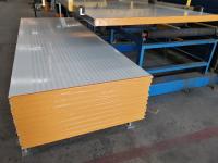China Clean Room Use Fireproof Panel Rock Wool Sandwich Panel For Clean Room Manufacturer for sale