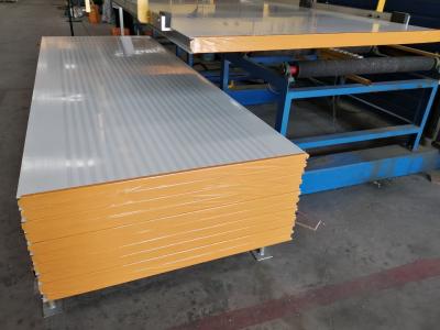 China Clean Room Use Fireproof Panel Rock Wool Sandwich Panel For Clean Room Manufacturer for sale