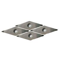 China YAMADA Customized PCD Inserts for Lathe Turning Tools Ra0.16 Surface Finish for sale