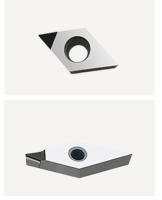 China Shanghai Yamada CMT Series PCD Turning Inserts for Aluminum Copper Cutting ISO9001 for sale