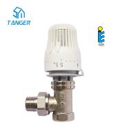 China 265kg/h Thermostatic Radiator Valve Head EN215 Certified Angle Valve 6-28C for sale