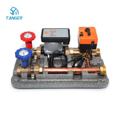 China Heating Circulation Pumping Station Underfloor Heating Water Temperature Control 1bar 5bar for sale