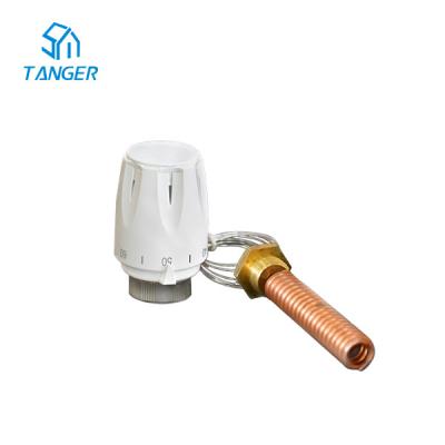 China Remote Sensing TRV Head Temperature Controller M30x1.5 Spiral Immersion Sensor 1000mm Capillary for sale