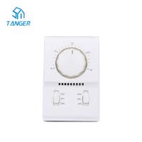 China 6.5A Tower Room Thermostat for Fan Coil Units AC 220-240V 10-30°C for sale