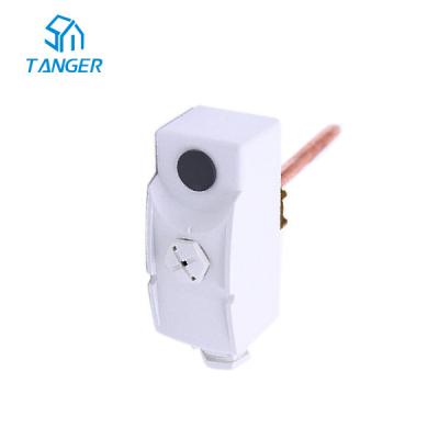 China IP40 Cylinder Pipe Thermostat Hot Water Boiler Thermostat 0-90C 16A 250V for sale