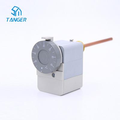 China Cylinder Immersion Thermostat Back Boiler Pipe Stats Central Heating 30 to 90 Degree 240V for sale