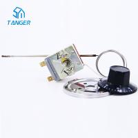 China 300 Degree High Temperature Capillary Thermostat 250VAC 16A Knob Adjustment for sale