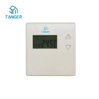 China Digital Room Thermostat 100-240VAC Programmable 2 Button Simple for Central Heating for sale