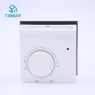 China Single Room Frost Thermostat -5 to 15°C 16A SPST Surface Mount for Heating Control for sale