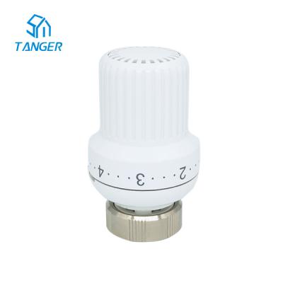 China Universal Thermostatic Radiator Valve Head 2 Way Valves 15mm M30x1.5 2-28°C for sale
