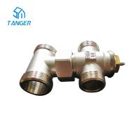 China 4 Way Straight Radiator Valve 3/4 Inch for Towel Radiator Underfloor Heating TRV DN20 for sale